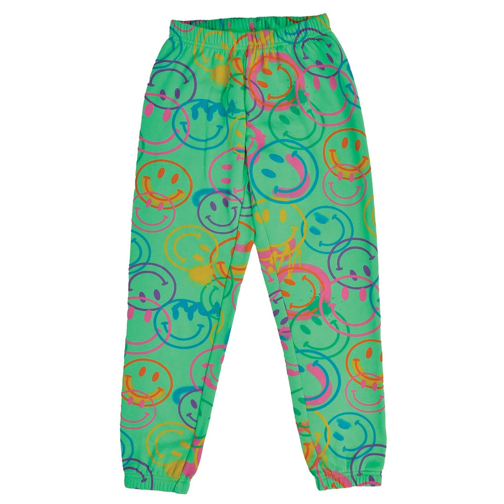 Iscream All Over Smile Glam Green Basic Sweatpants, Iscream, Iscream All Over Smile Glam Green ...