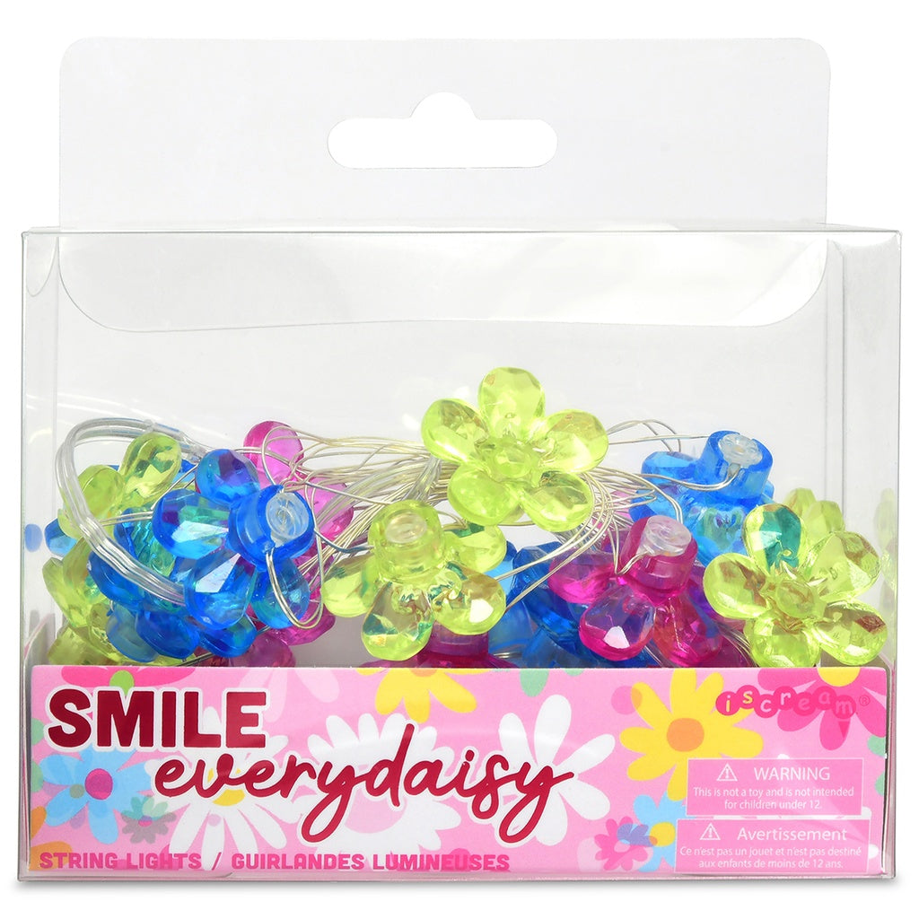 Iscream Smile Every Daisy String Lights – Basically Bows & Bowties