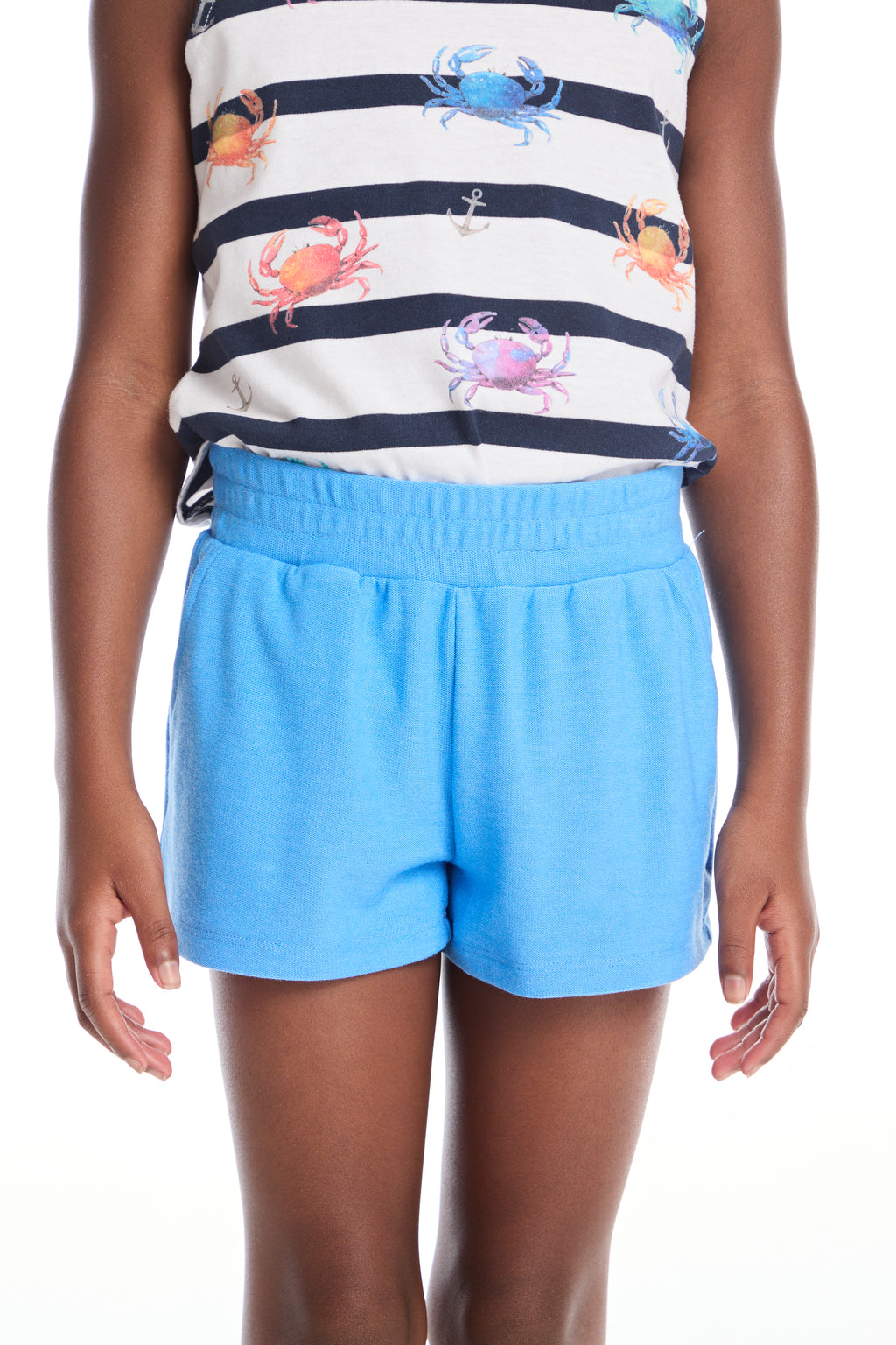 Chaser Jade Azure Blue Girls Shorts – Basically Bows & Bowties
