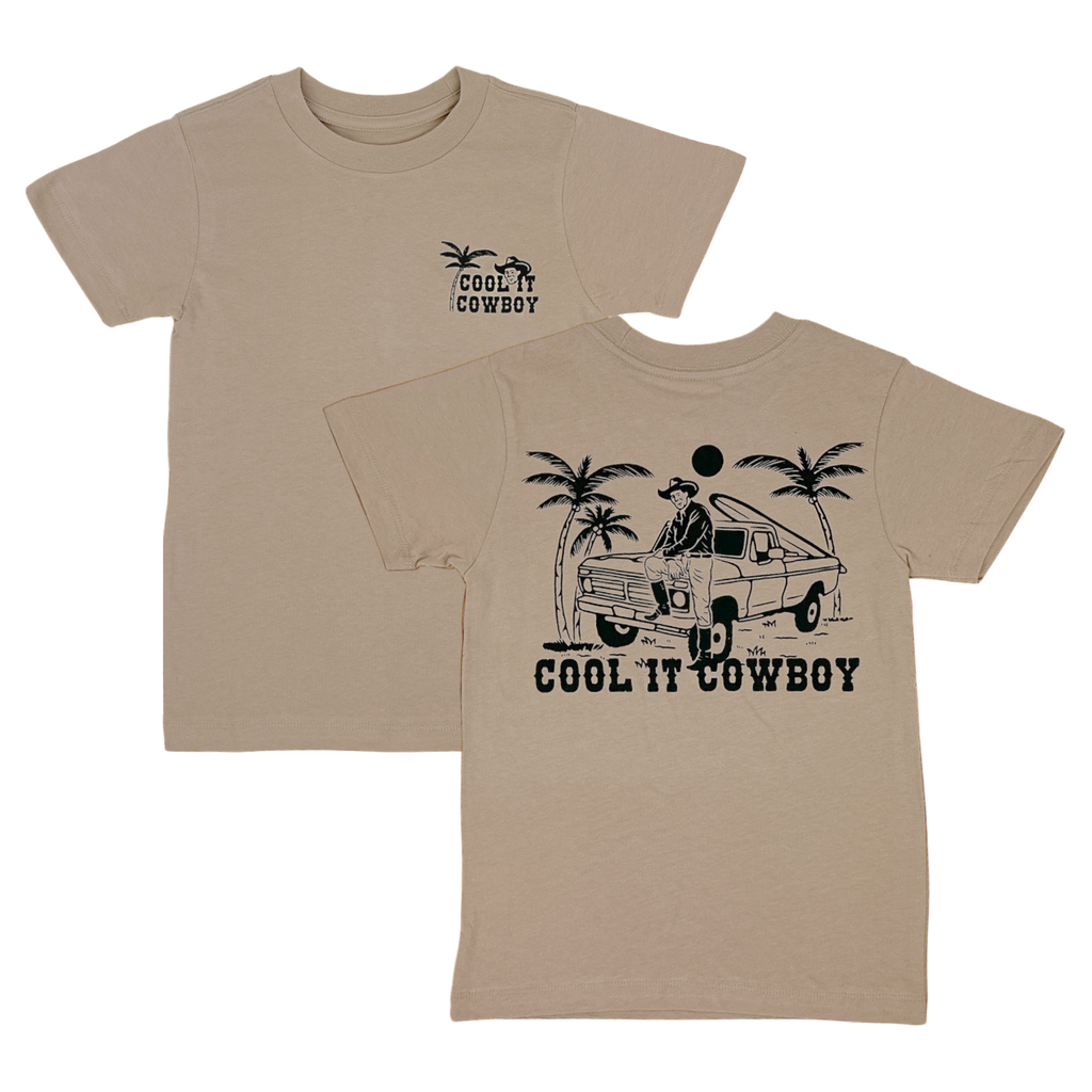 Tiny Whales Howdy Podner Natural / Faded Black L/S Raglan, Tiny Whales, Tiny Whales Cool It ...