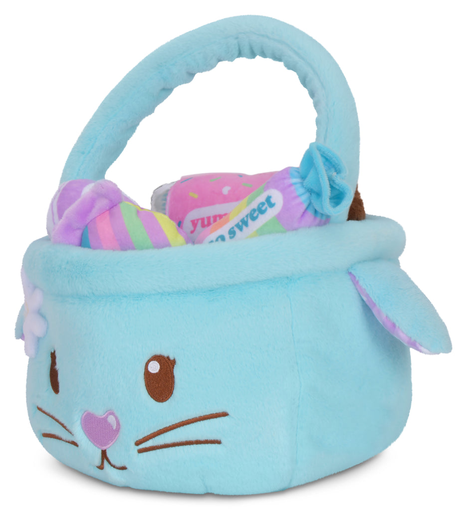 Iscream Too Sweet Bunny Basket Plush | Basically Bows & Bowties