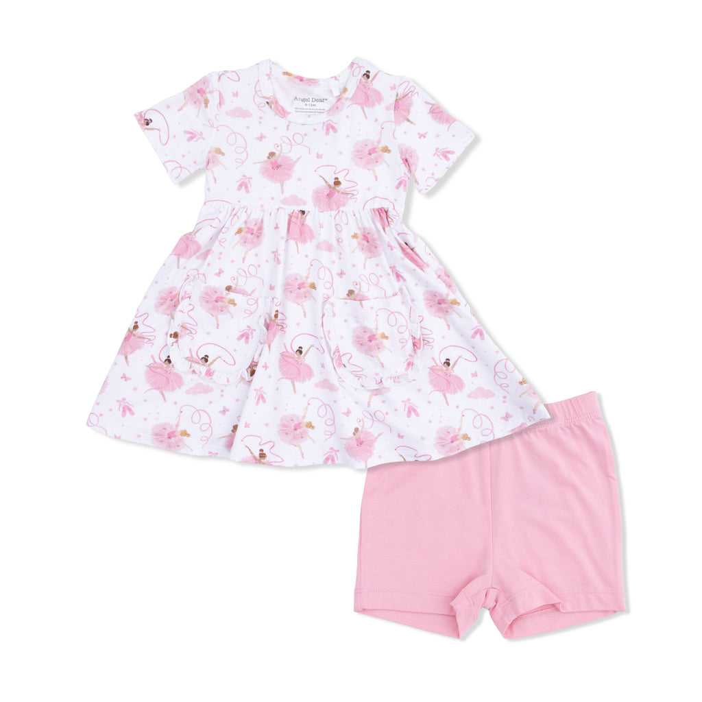 Angel Dear Twirly Dress with Cartwheel Short - Ribbon Ballerinas ...
