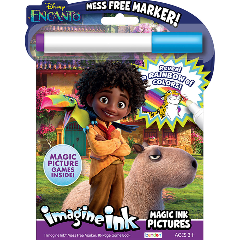 Encanto Magic Ink Pictures & Game Book with Mess Free Marker ...