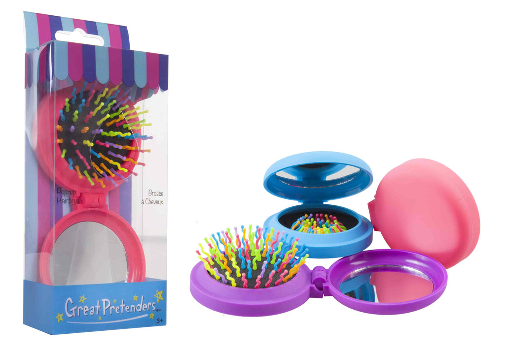 Collapsing Hair Brush with Mirror – Basically Bows & Bowties