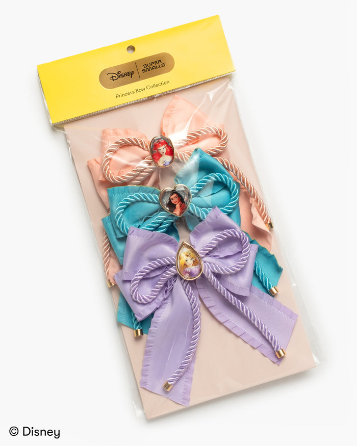 Super Smalls Disney Princess 3 Piece Hair Bows Set – Basically Bows ...