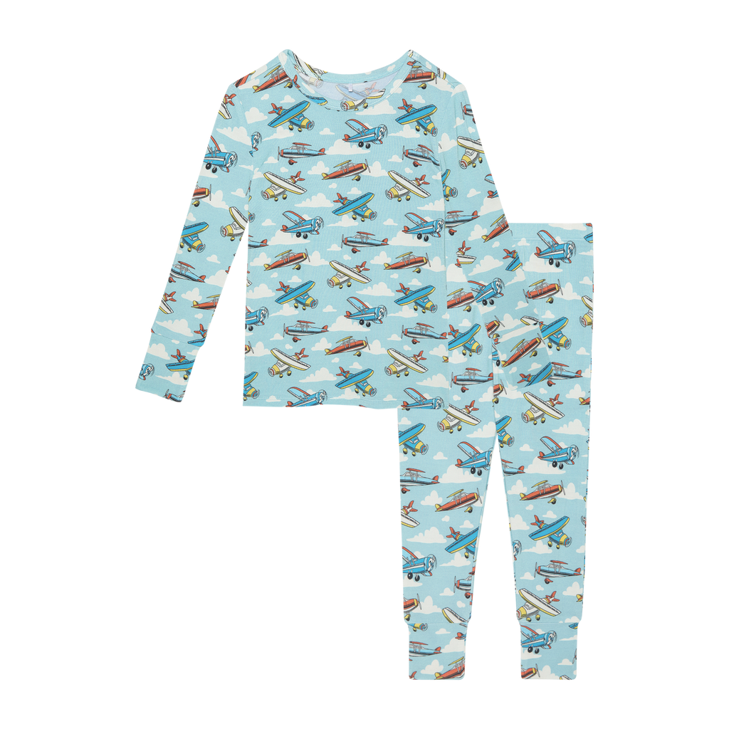 Posh Peanut Posh Planes Classic Pajama Set – Basically Bows & Bowties