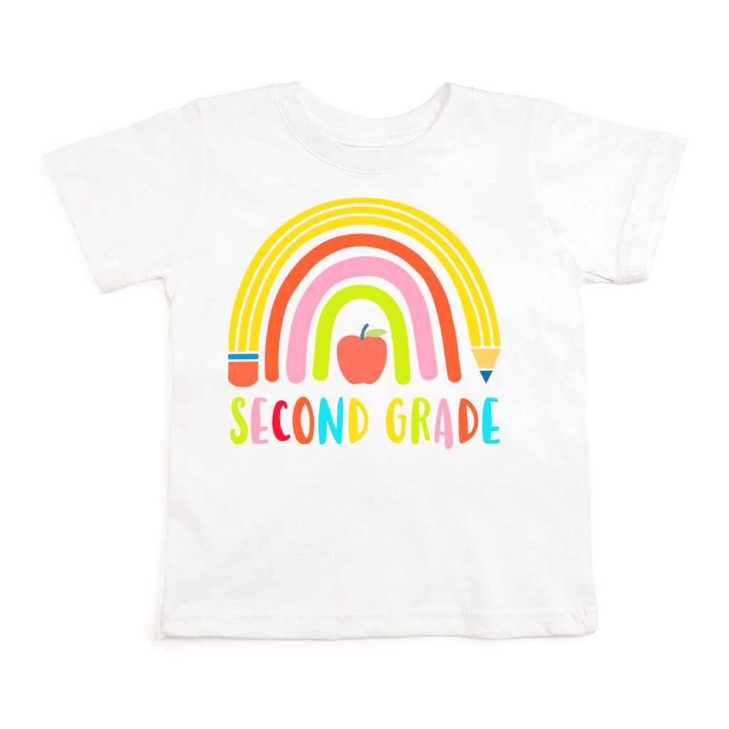 Sweet Wink Pencil Rainbow Second Grade S/S White Tee | Basically Bows ...