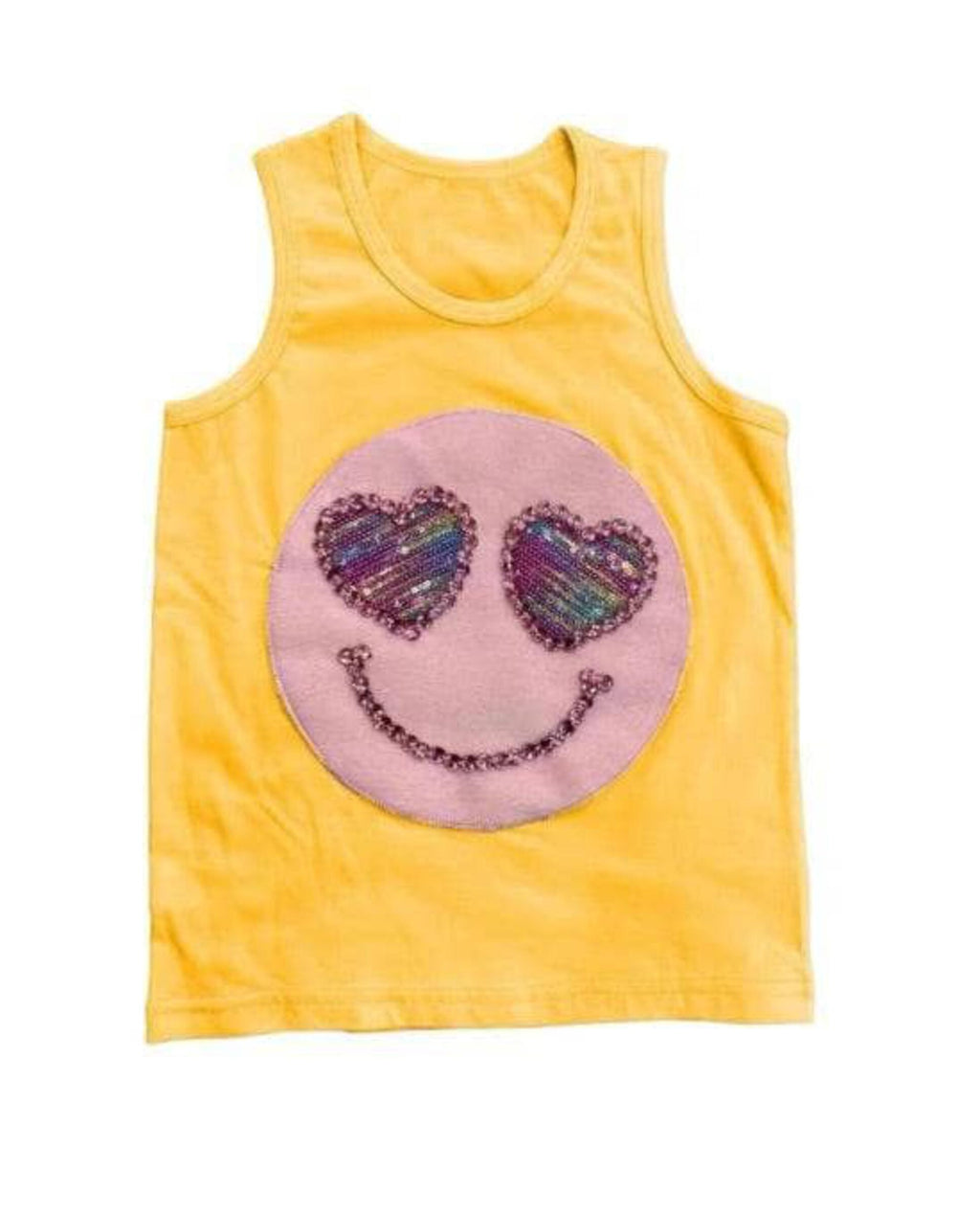 Lola and The Boys Sunshine Emoji Tank – Basically Bows & Bowties
