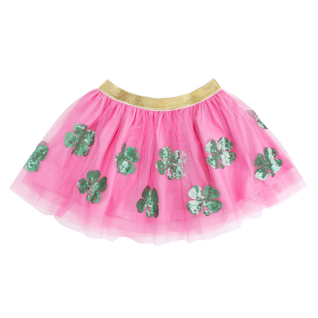 Sweet Wink Pink Shamrock Sequin Tutu | Basically Bows & Bowties