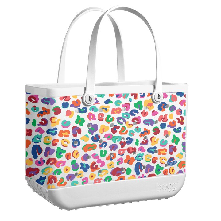 Large Bogg Bag - Multi-Leopard | Basically Bows & Bowties