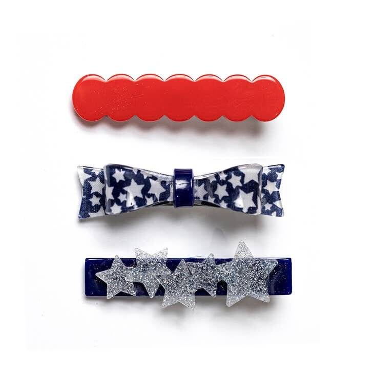 Lilies & Roses Three Combo Blue + Red Summer Vibes Star + Bow Alligato ...