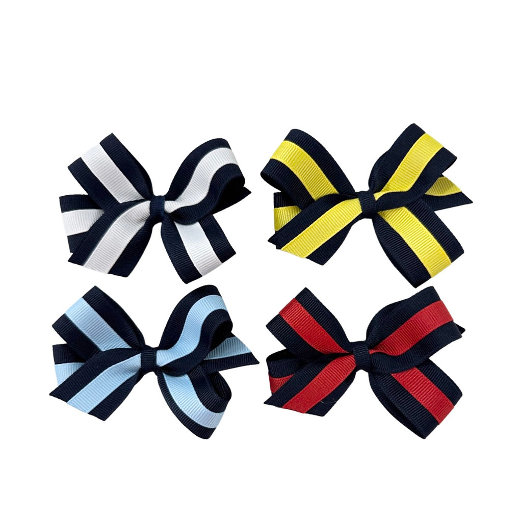 Basically Bows & Bowties Small Grosgrain Layered Hair Bow on Clippie ...