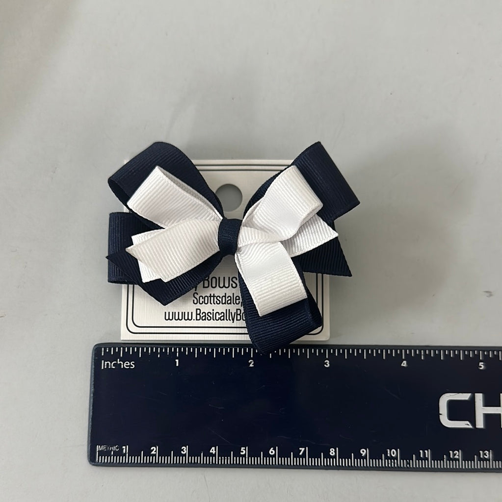 Basically Bows & Bowties Small 2 Layer Grosgrain Hair Bow on French ...