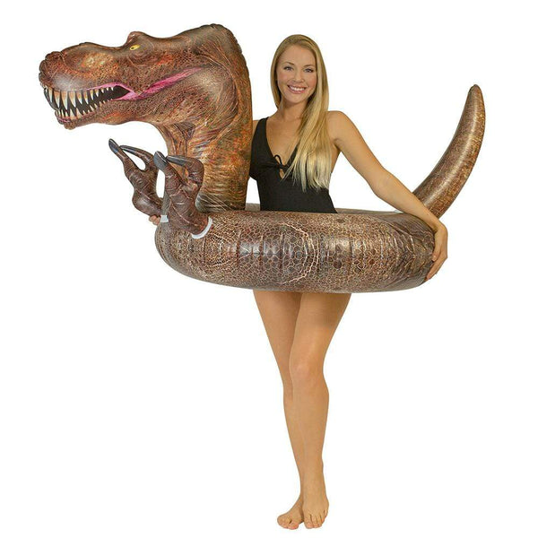 PoolCandy Inflatable 42" Pool Tube - T-Rex | Basically Bows & Bowties