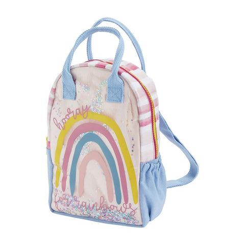 Mud Pie Rainbow Vinyl Backpack | Basically Bows & Bowties