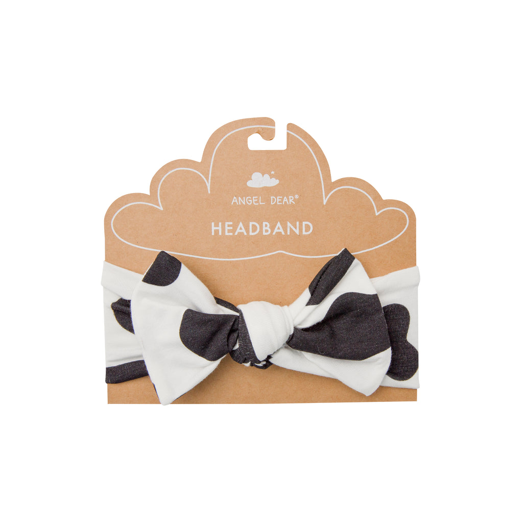 Angel Dear Cow Print Knot Headband – Basically Bows & Bowties