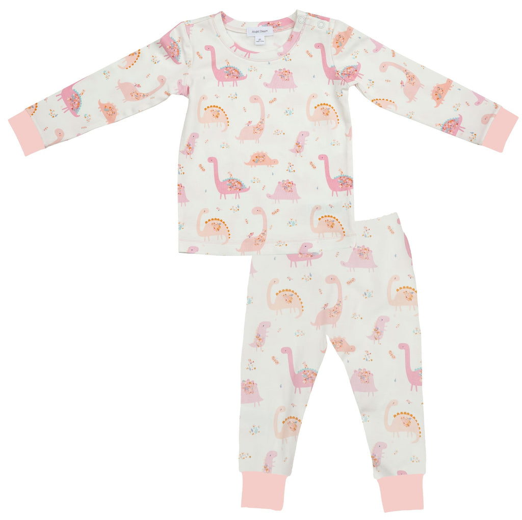 Angel Dear Floral Dinos Bamboo Lounge Wear Set – Basically Bows & Bowties