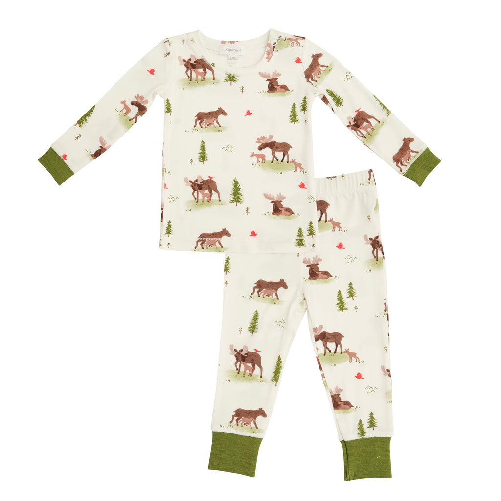 Angel Dear Moose White Lounge Wear Set – Basically Bows & Bowties