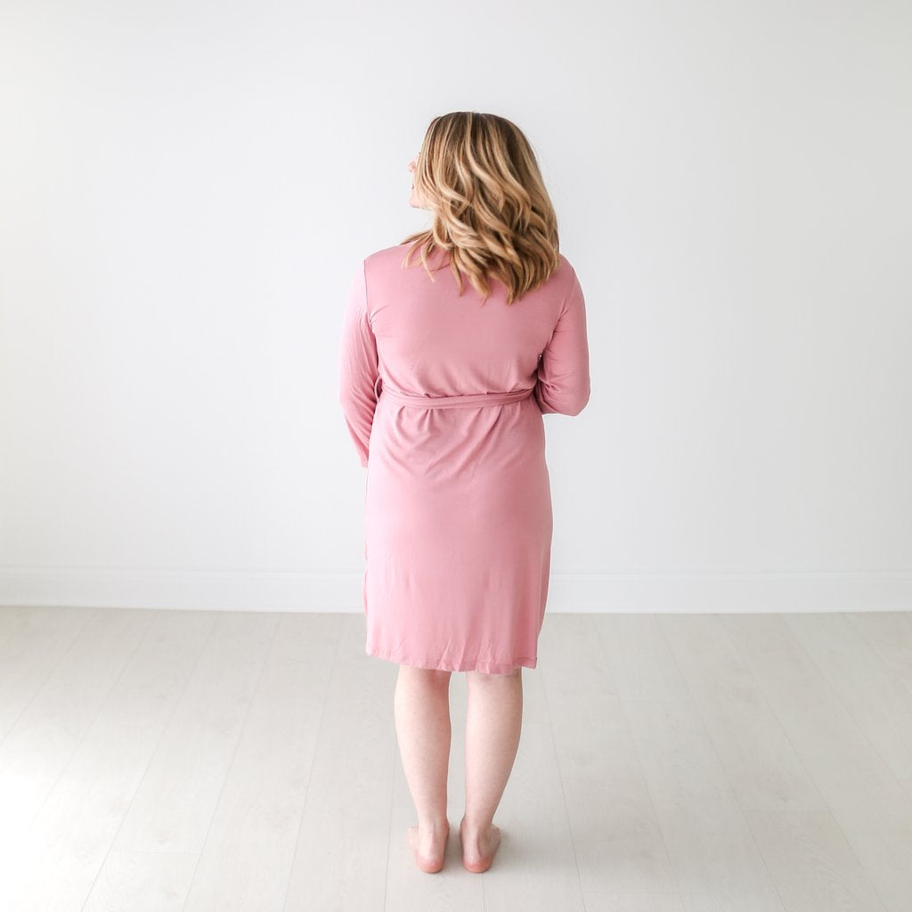 Posh Peanut Dusty Rose Mommy Robe | Basically Bows & Bowties
