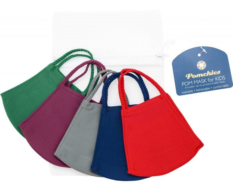Pom Masks by Pomchies - Kids 5 Pack: Classic Solids | Basically Bows ...