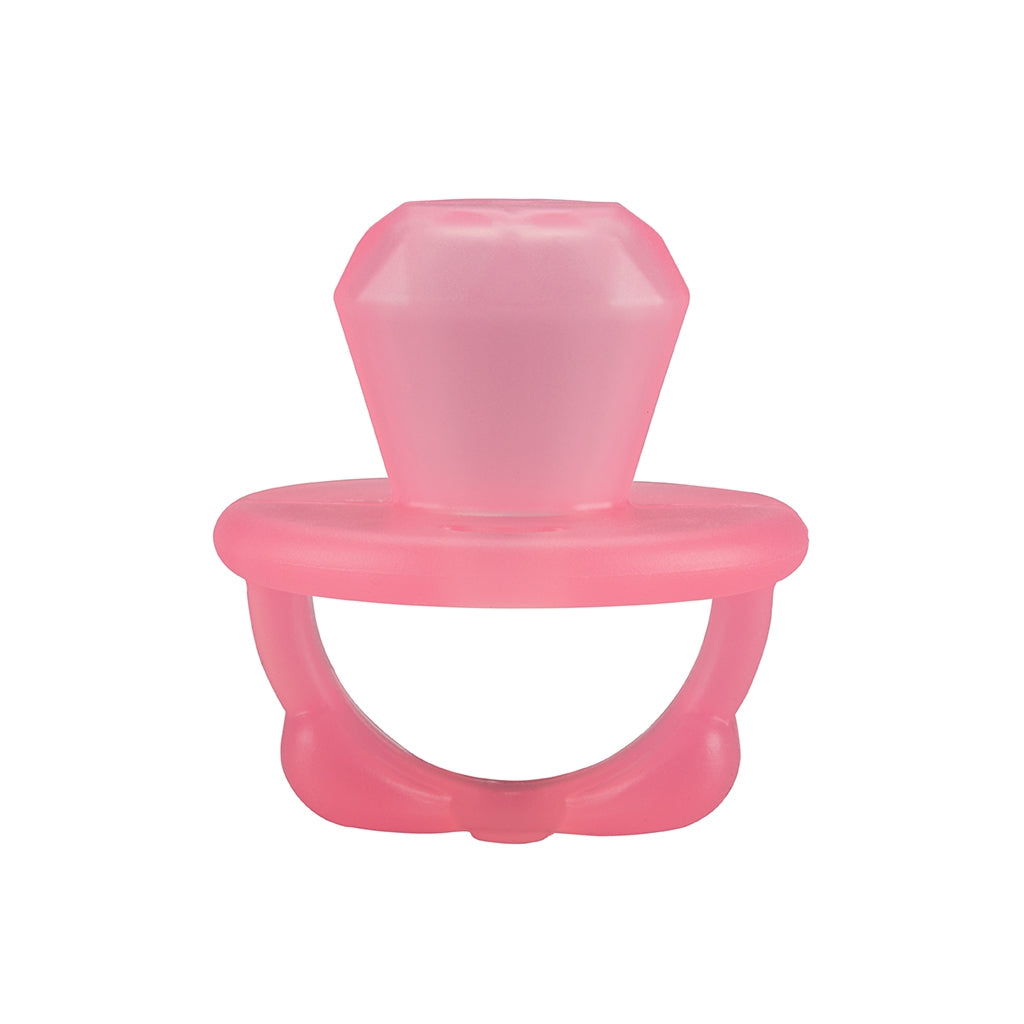 Itzy Ritzy Teensy Teether Soothing Silicone Teether - Pink Diamond ...