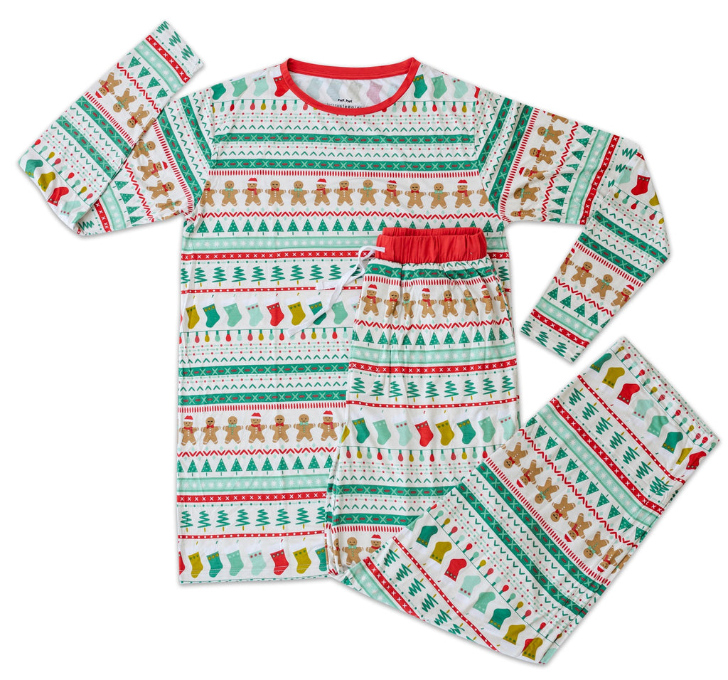 Little Sleepies Fair Isle Men's Bamboo 2pc Pajama Set | Basically Bows ...