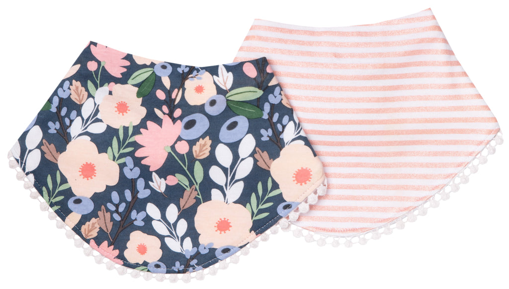 Copper Pearl Audrey Fashion Bib Set | Basically Bows & Bowties