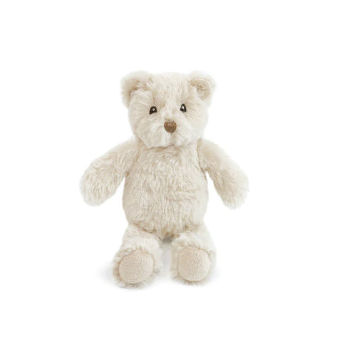 Mon Ami Plush Rattle - Huggie the Bear | Basically Bows & Bowties