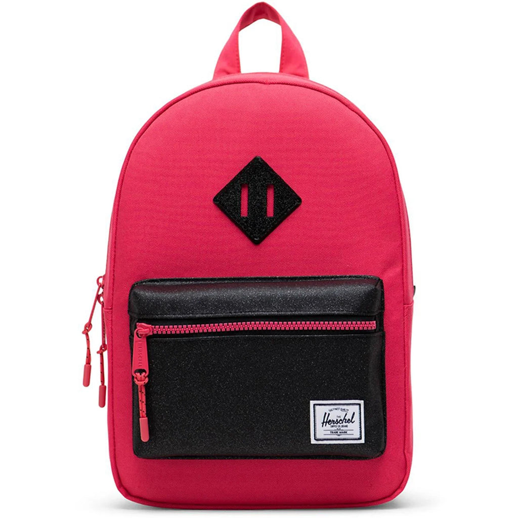 Herschel Heritage Toddler Backpack - Rouge Red (Pink) / Black Sparkle ...