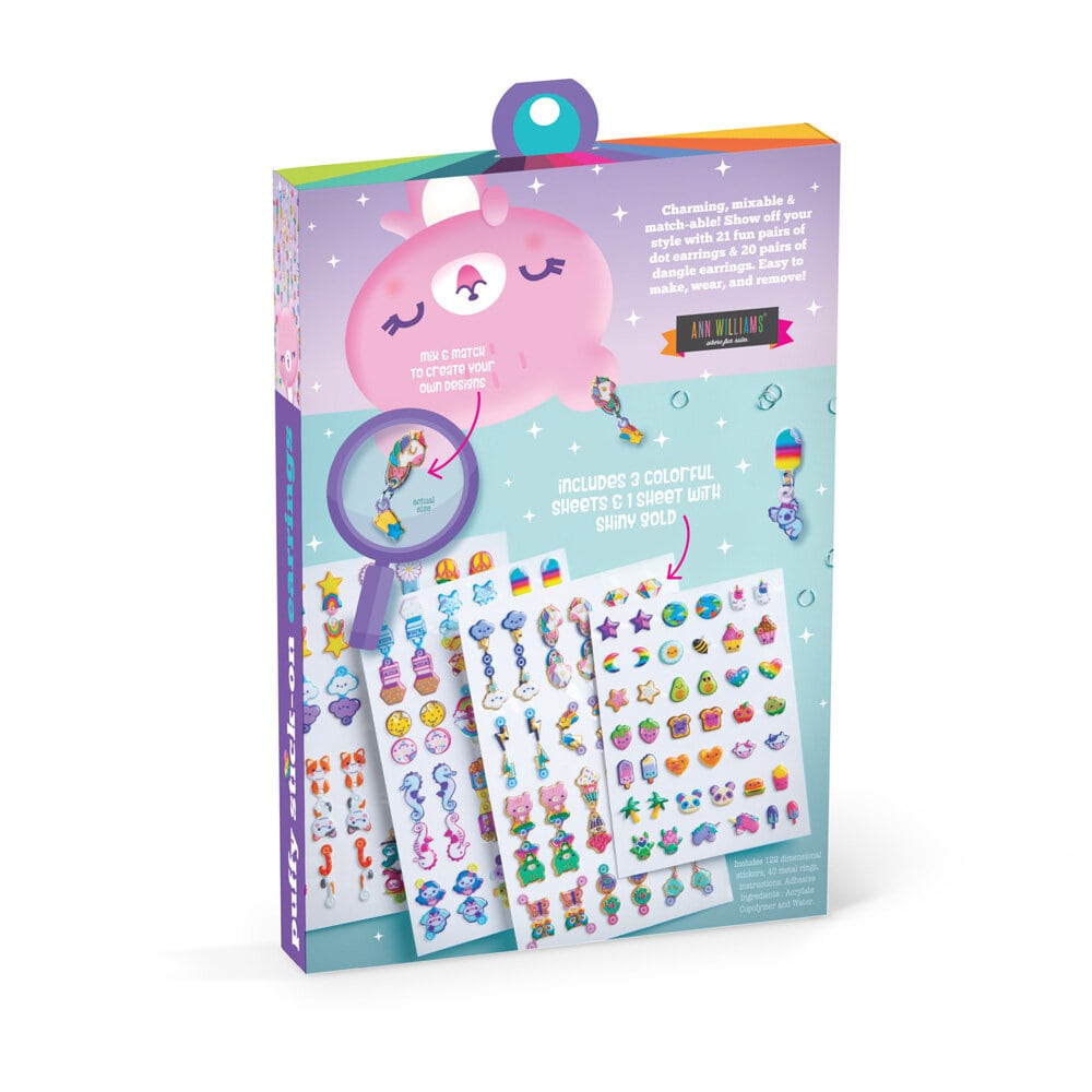 Craft-tastic Puffy Stick On Earring Set | Basically Bows & Bowties